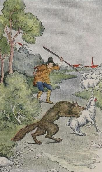 The Shepherd Boy And The Wolf Short Moral Stories for Kids and Student